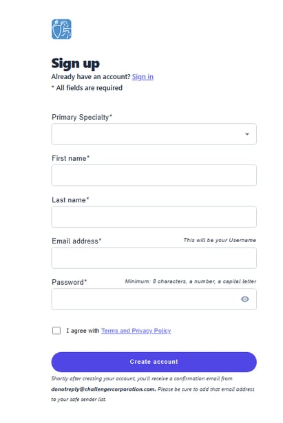 How Do I Create a Free Med-Challenger Account?