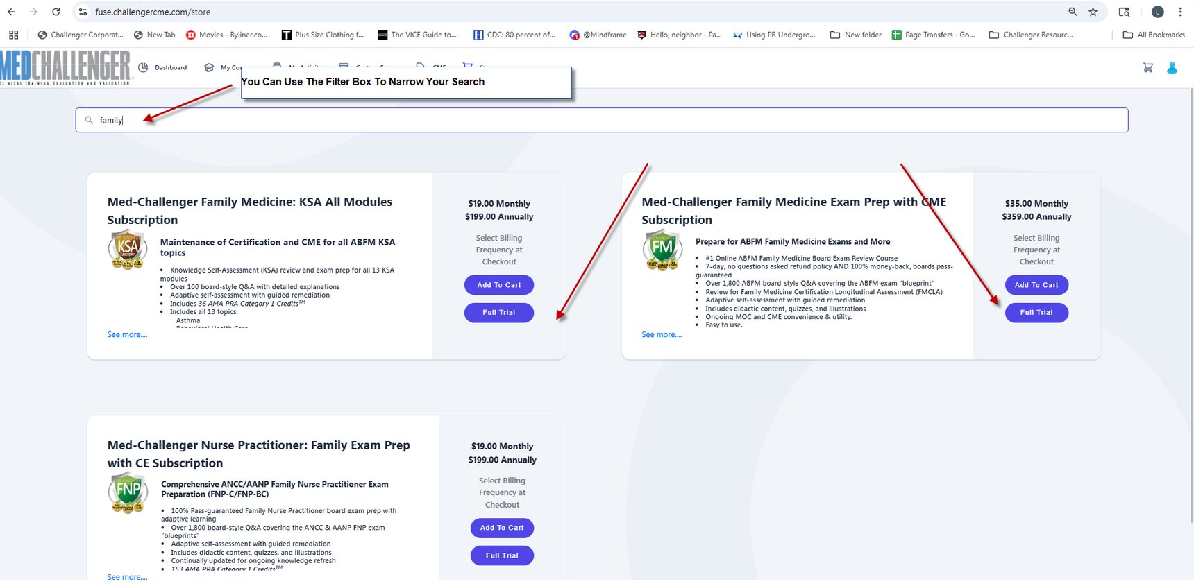 Can I Try Med-Challenger?