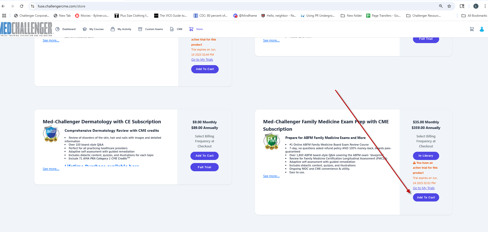 Can I Try Med-Challenger?